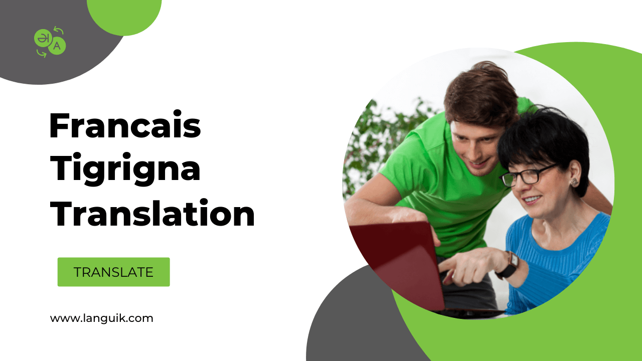 Traduction de Français à Tigrigna | Languik